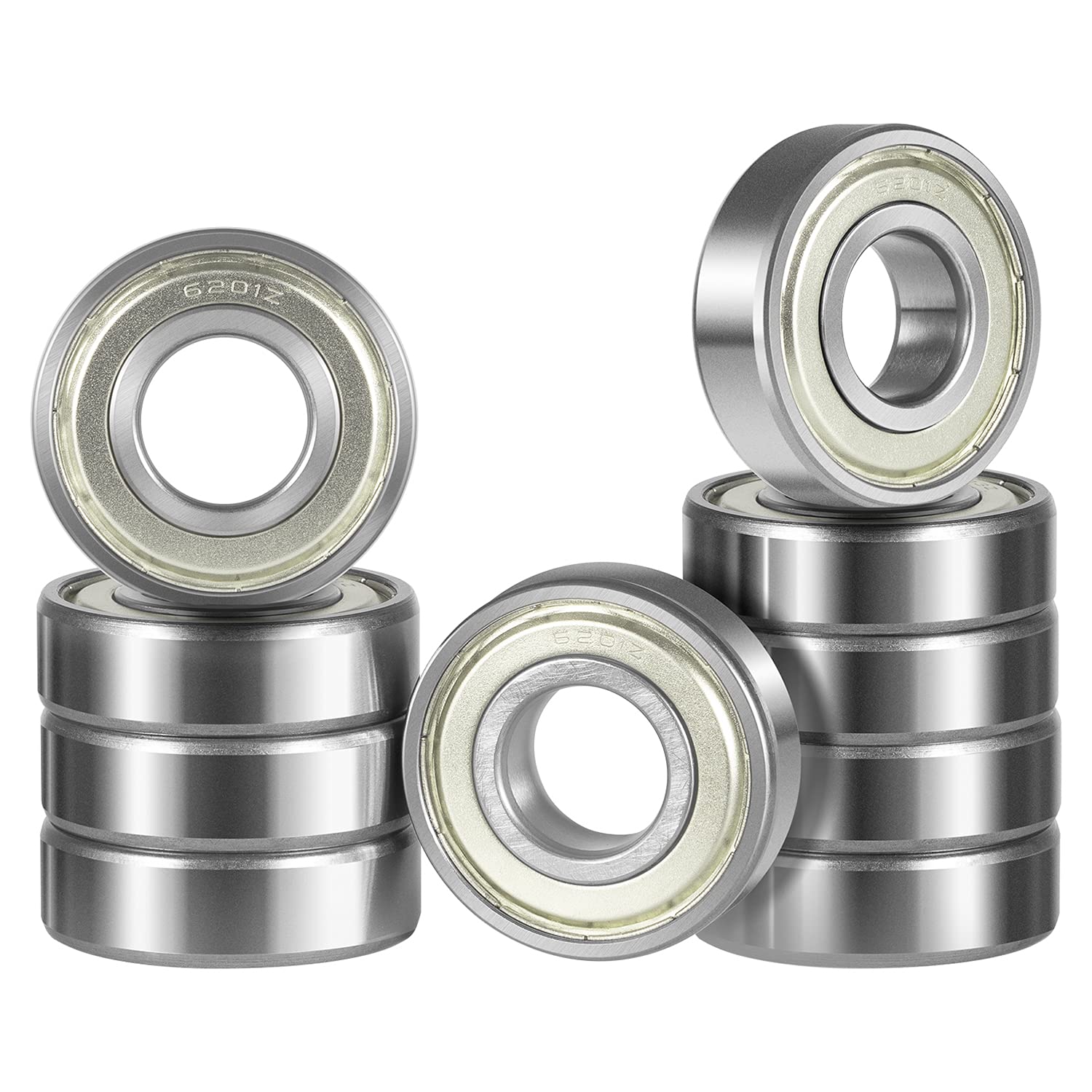 6201-ZZ Shielded Ball Bearings